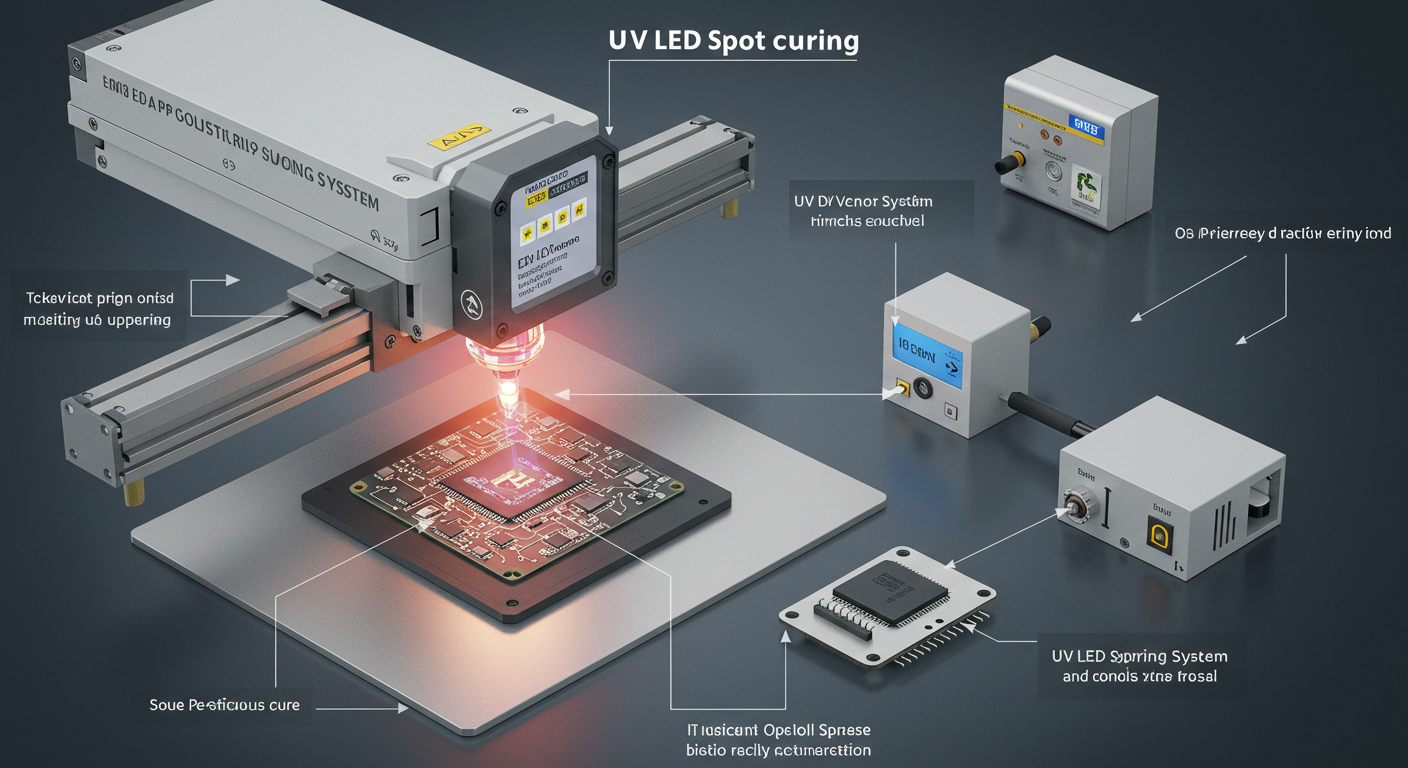 UV LED Spot Curing Process: How It Works and Applications